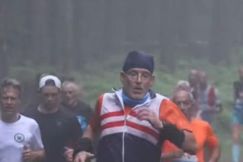 Torsten Becker beim traditionsreichen Rennsteig-Marathon
