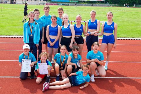 Leichathleten der TG Rimbach räumen ab