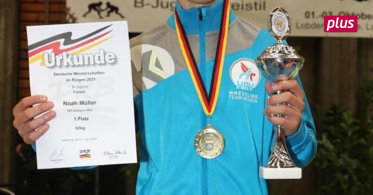 Ringen: Sandbacher Noah Müller holt sich Gold | Echo Online