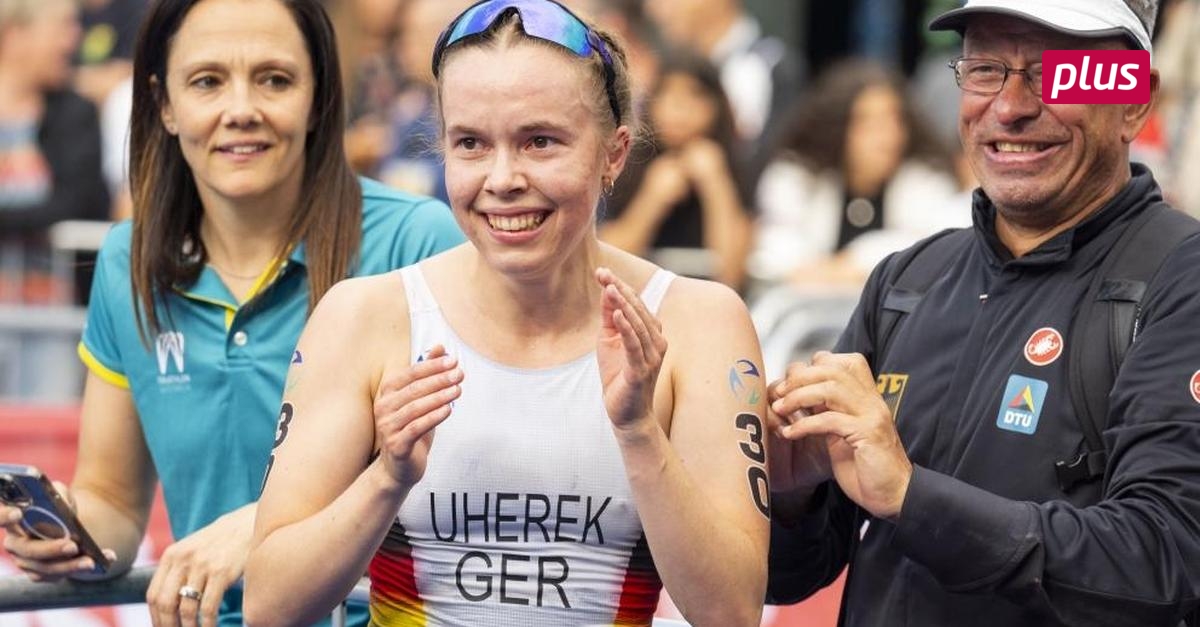 DSW-Triathletin Johanna Uherek strahlende Vierte